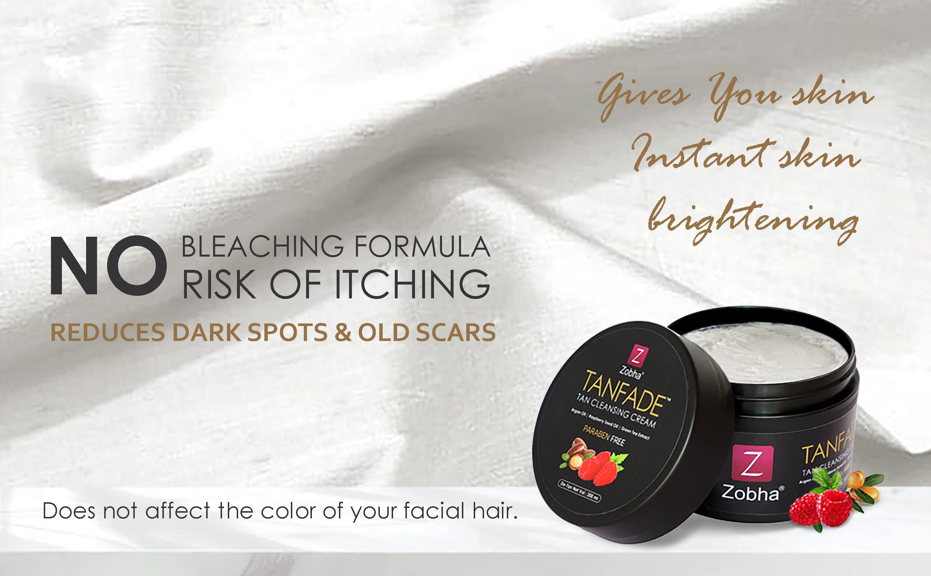 The Best De-Tan Cream? Learn about Tanfade Tan Cleansing Cream from Zobha.